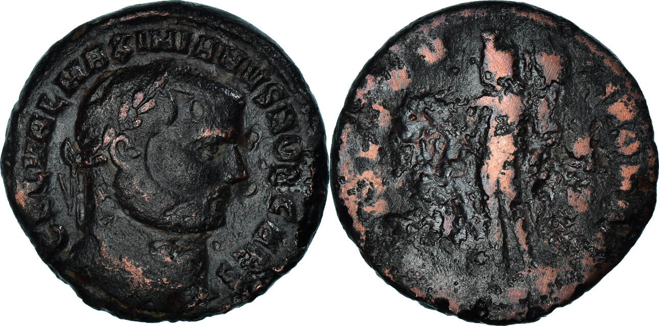 Nummus 310-313 Coin, Maximinus II, Bronze VF(20-25) | MA-Shops