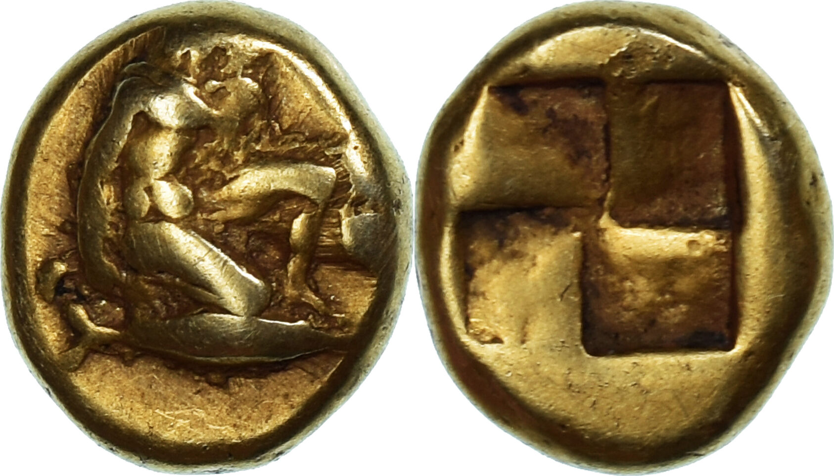 Hekte c. 475-410 BC Cyzicus Mysia, Kyzikos, Electrum, SNG-France:312 VF ...
