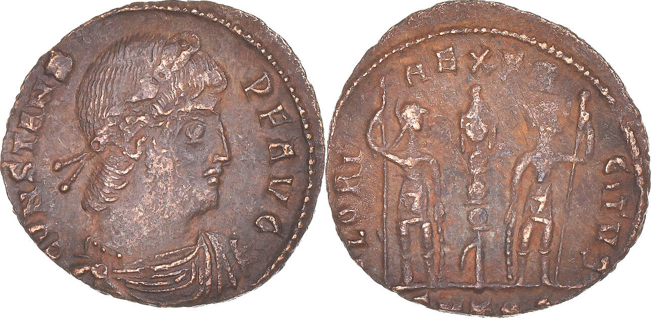 Follis 337-350 Coin, Constans, Bronze VF(30-35) | MA-Shops