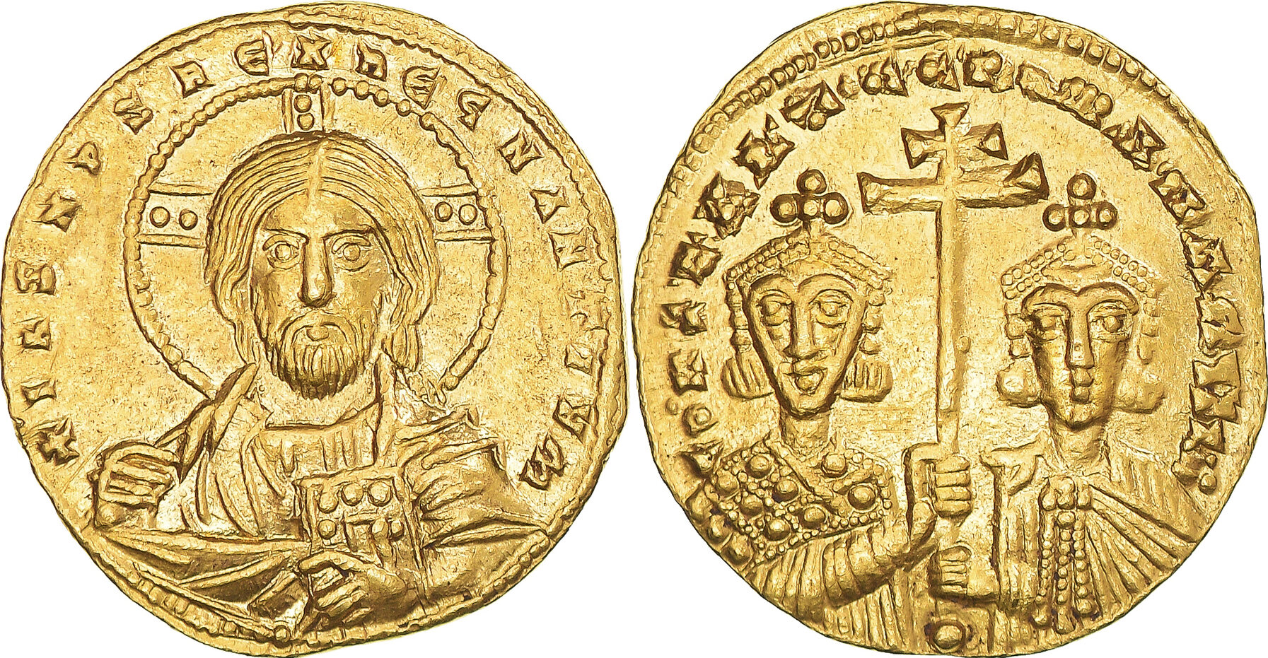 Solidus 959 Constantinople Coin, Romanus II, Constantinople, Gold AU(50 ...
