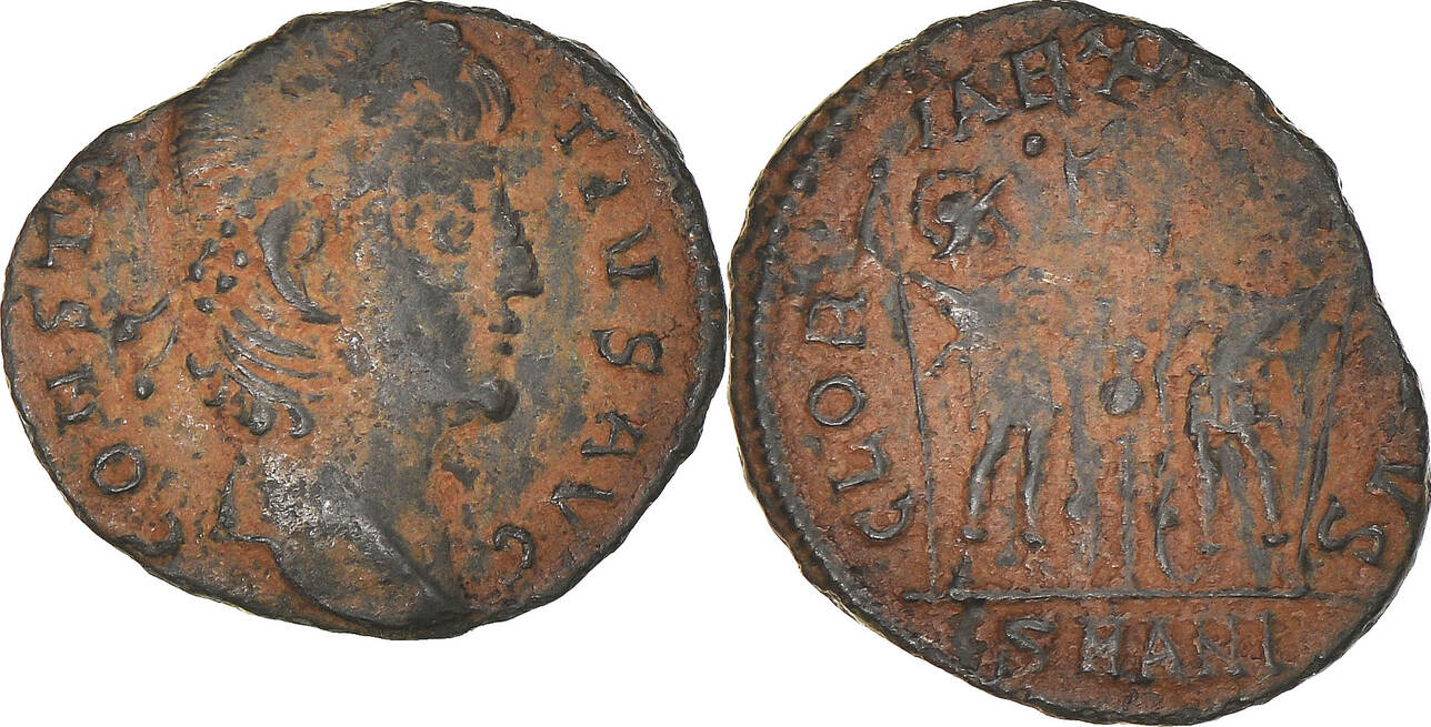 Follis 337-361 Antioch Coin, Constantius II, Antioch, Bronze VF(30-35 ...