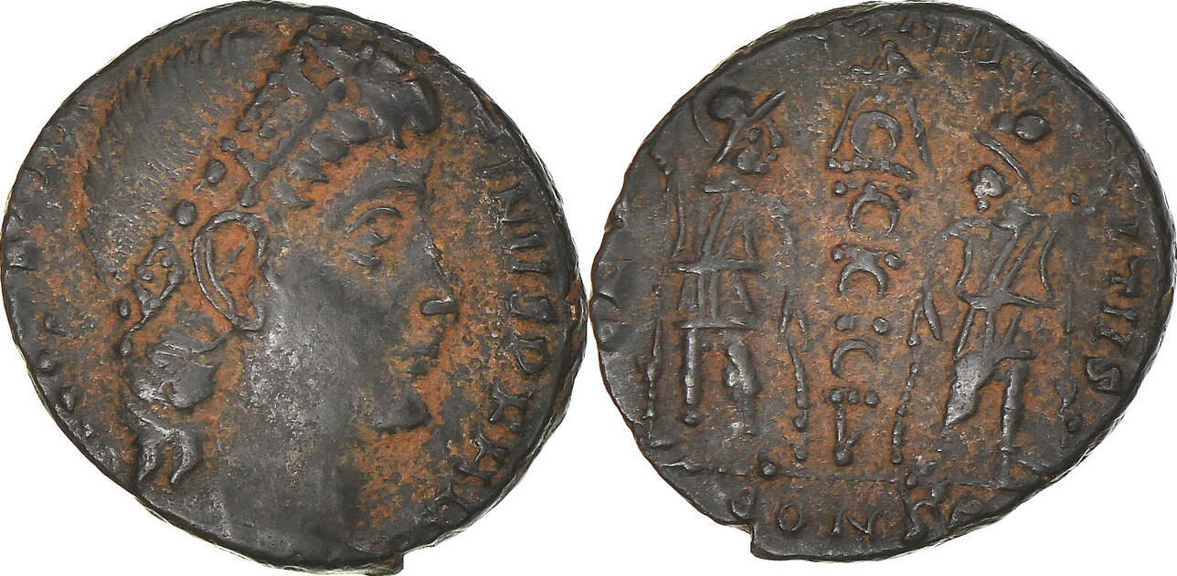 Follis 337-361 Constantinople Coin, Constantius II, Constantinople ...