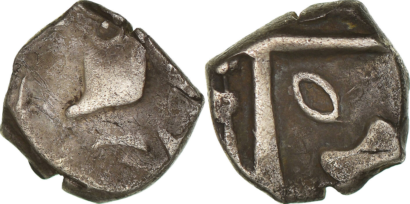 Drachme à la tête cubiste 1st century BC Coin, Volcae Tectosages VF(30 ...