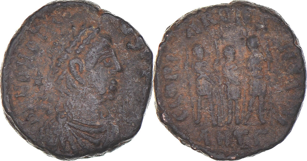 Follis 393-423 Antioch Coin, Honorius, Antioch, Bronze VF(20-25) | MA-Shops