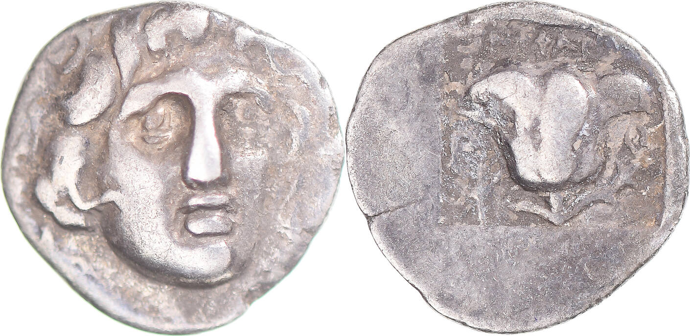 Hemidrachm 2nd century BC Rhodes Coin, Rhodos, Rhodes, Silver VF(30-35 ...
