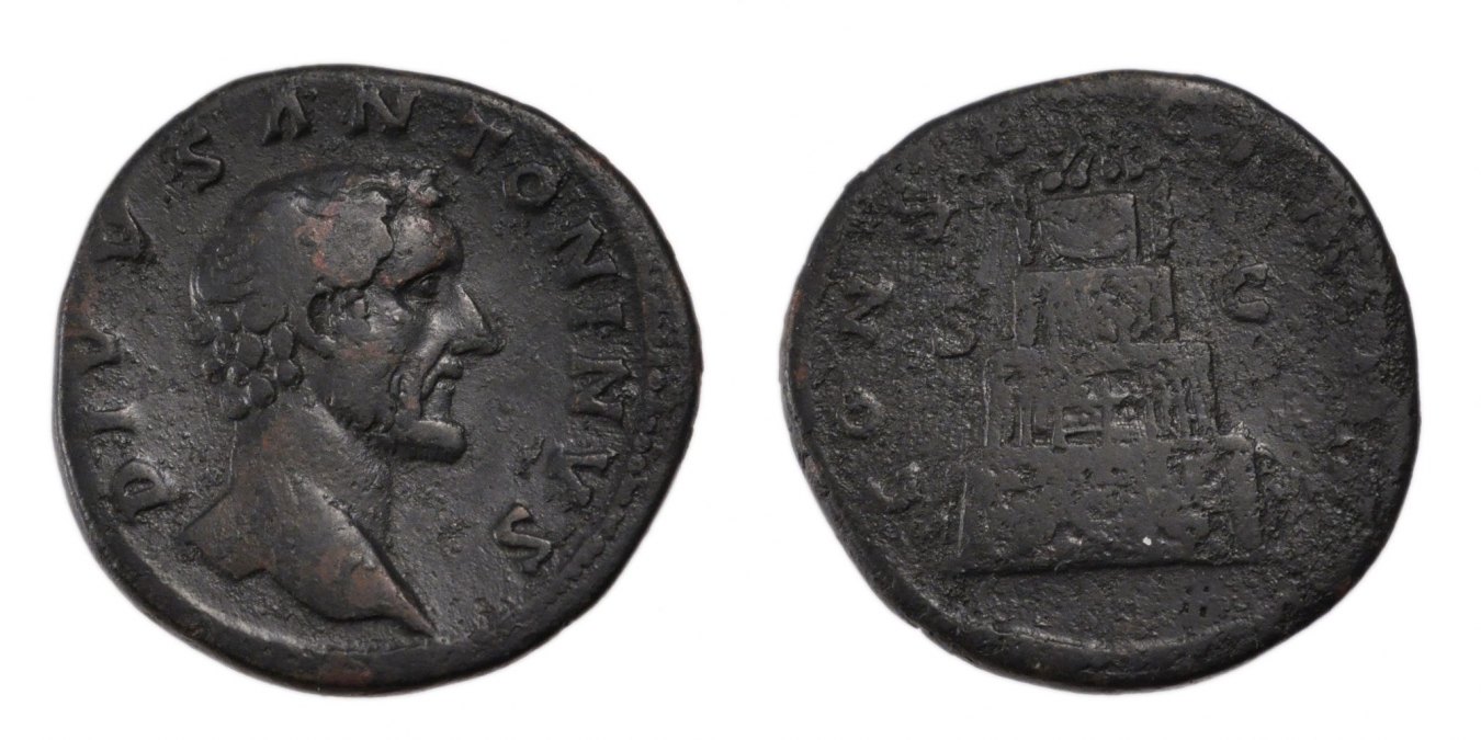 Sestertius Coin, Antoninus Pius, Roma, Bronze, Cohen:165 VF(20-25) | MA ...