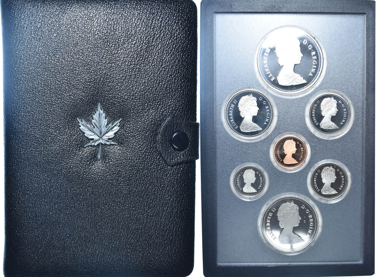 Canada 1984 Royal Canadian Mint Coin, Royal Canadian Mint, Set 7 ...