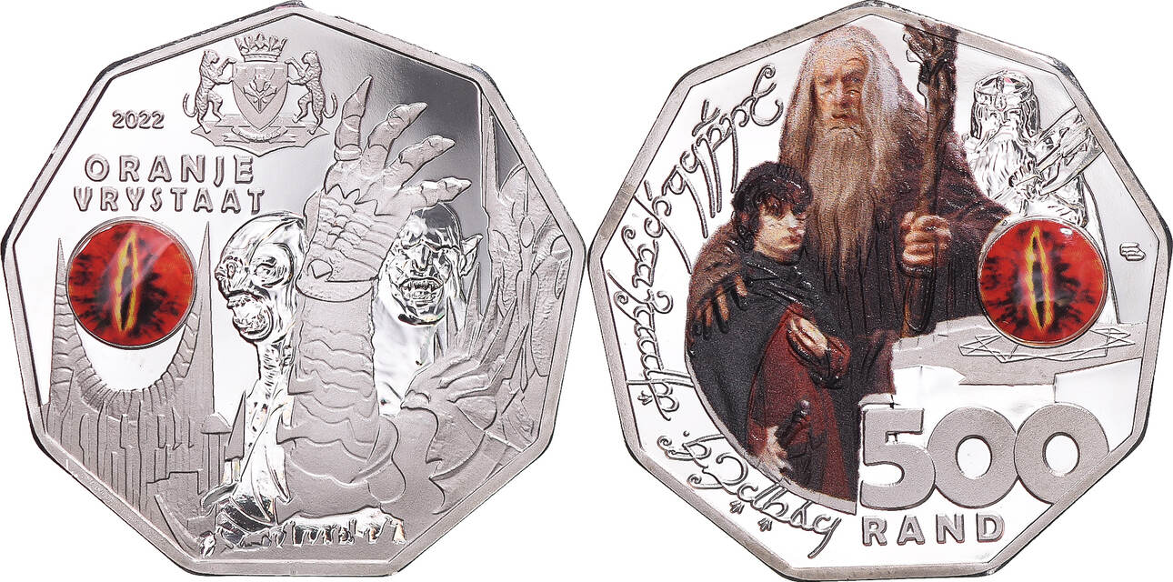 South Africa 500 Rand 2022 Coin, Orange free state.BE.Colorized MS(65 ...