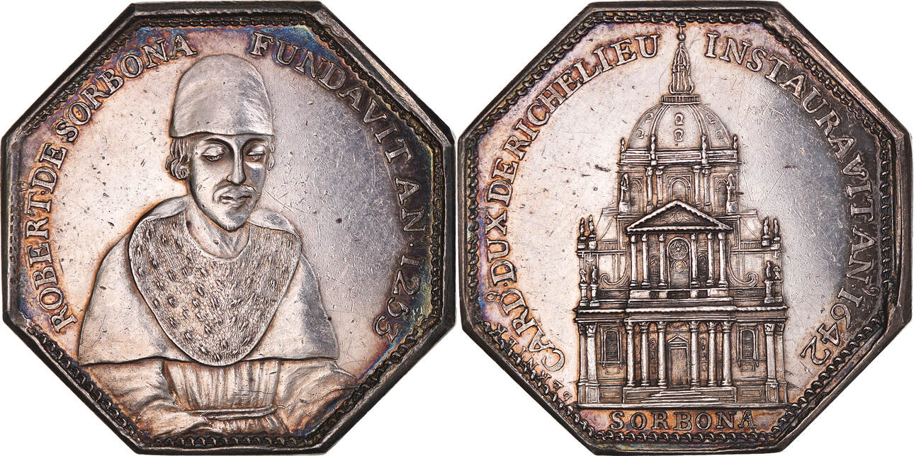 France Token 1642 Université de Paris, La Sorbonne, History AU(55-58 ...