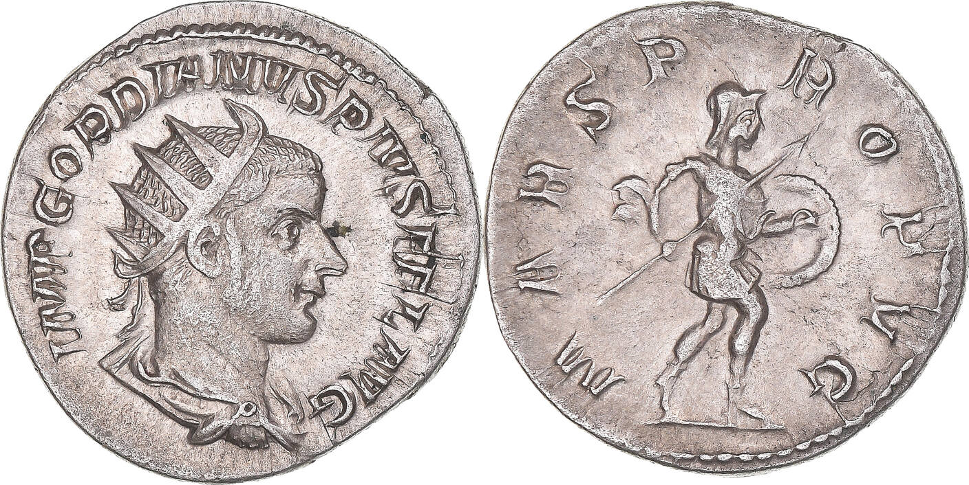 Antoninianus 238-244 Rome Coin, Gordian III, Rome, Billon, Cohen:155 AU ...