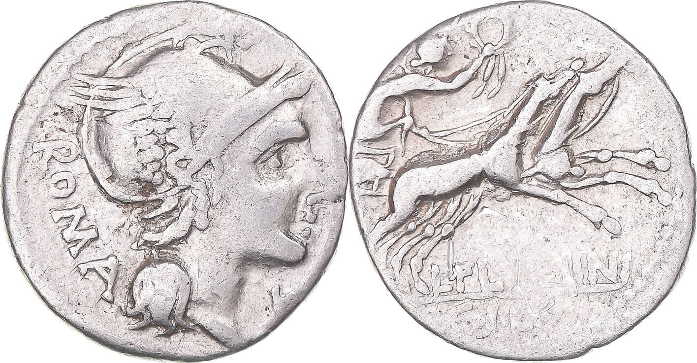 Denarius 109-108 BC Rome Coin, Flaminia, Rome, Silver, Crawford:302/1 ...
