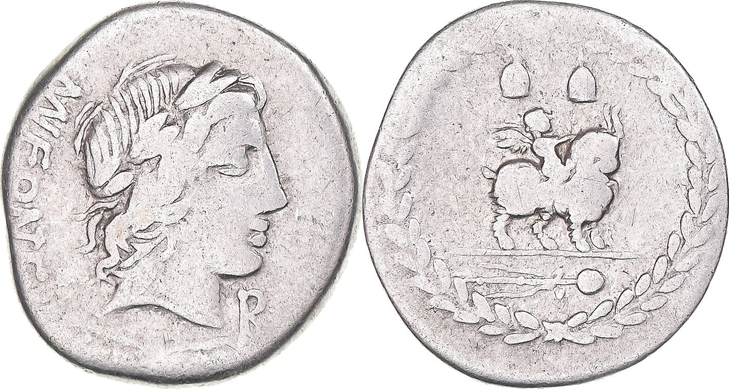 Denarius 85 BC Rome Coin, Fonteia, Rome, Silver, Crawford:353/1 F(12-15 ...