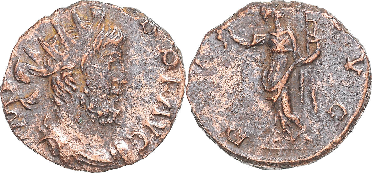 Antoninianus 271-274 Cologne Coin, Tetricus I, Cologne, Billon, RIC:100 ...