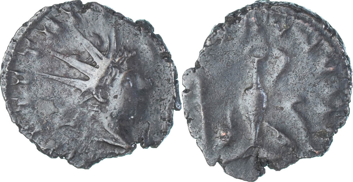 Antoninianus 273-274 Gaul Coin, Tetricus II, Gaul, Billon, RIC:255 VF ...
