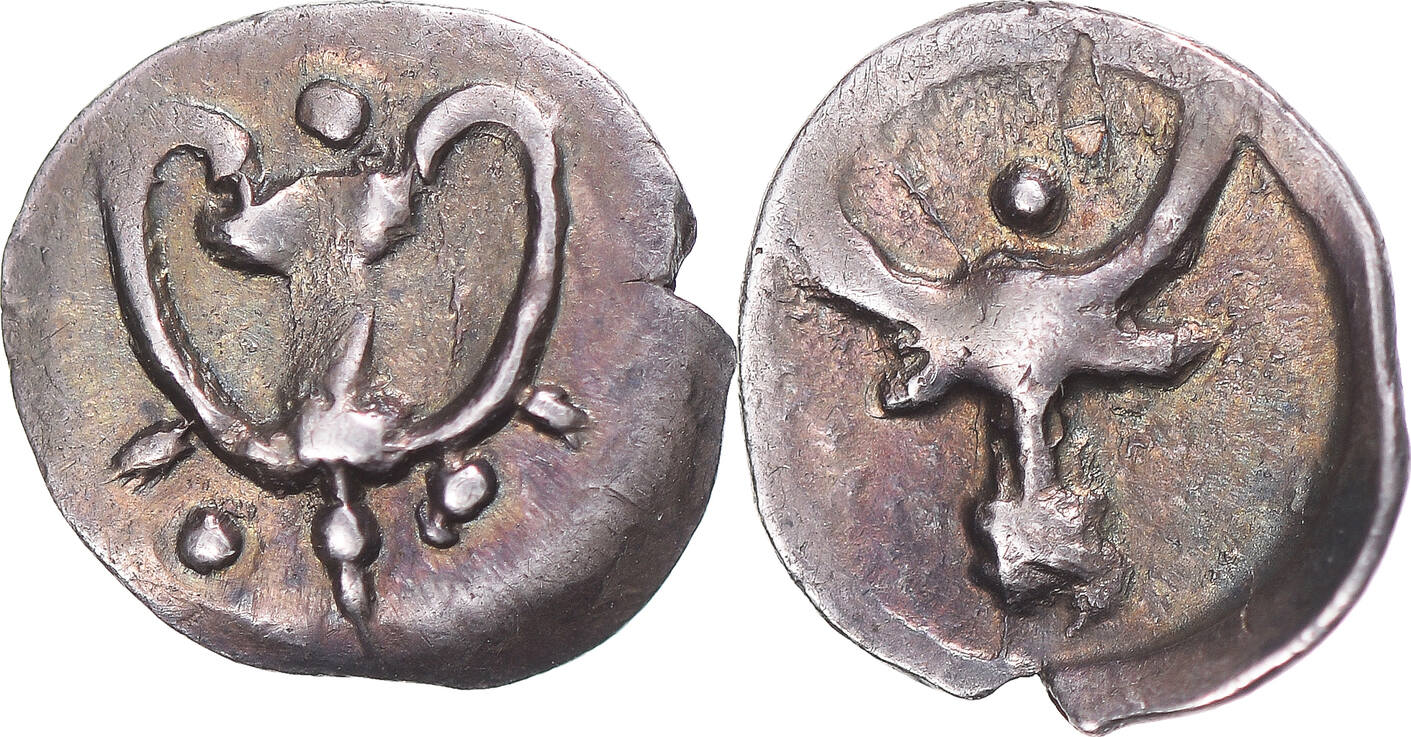 Obol 380-325 BC Tarentum Coin, Calabria, Tarentum, Silver, SNG-Cop:1065 ...