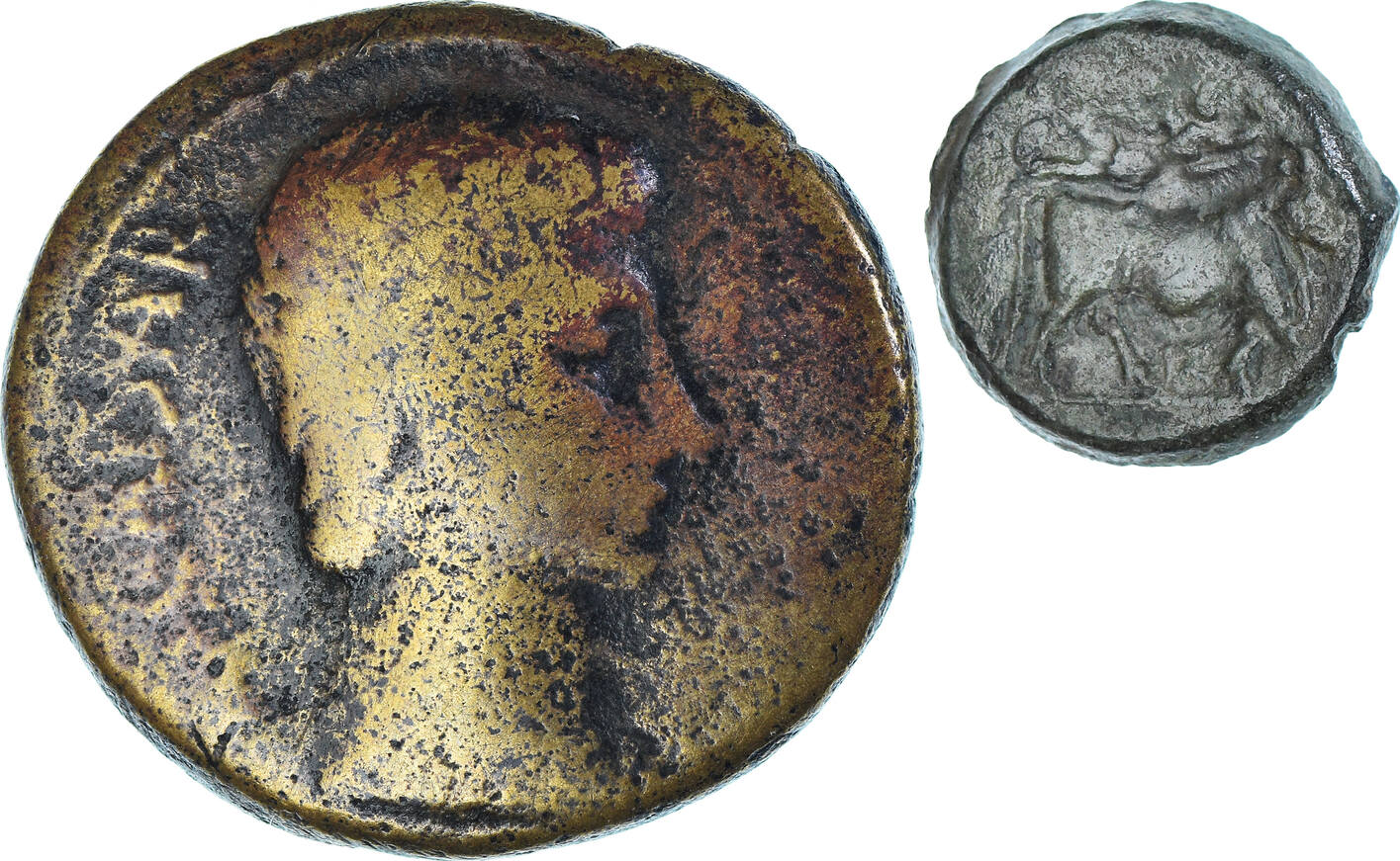 Æ ca. 275-250 BC Neapolis Coin, Campania, Neapolis, Bronze, HGC:1-474 ...