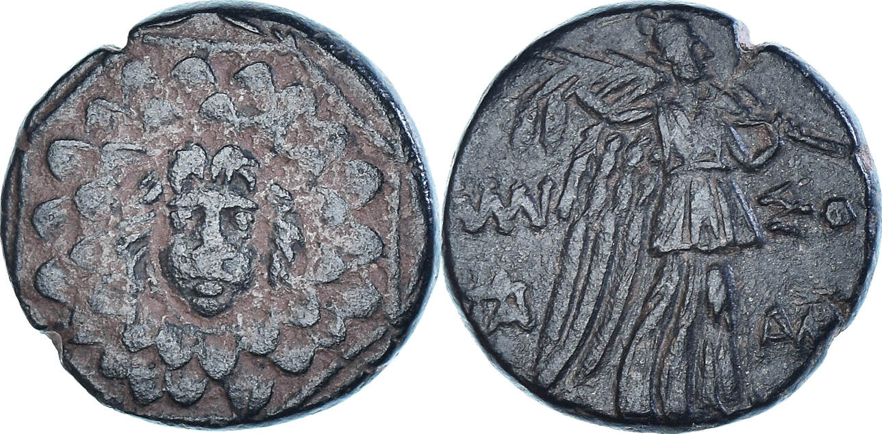 Æ ca. 85-65 BC Amisos Coin, Pontos, time of Mithradates VI, Amisos EF ...