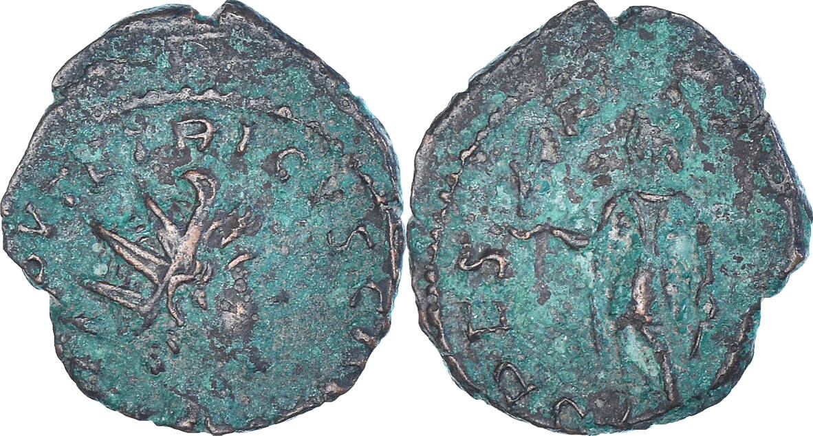 Antoninianus 271-274 Gaul Coin, Tetricus I, Gaul, Billon, RIC:136 VF(20 ...