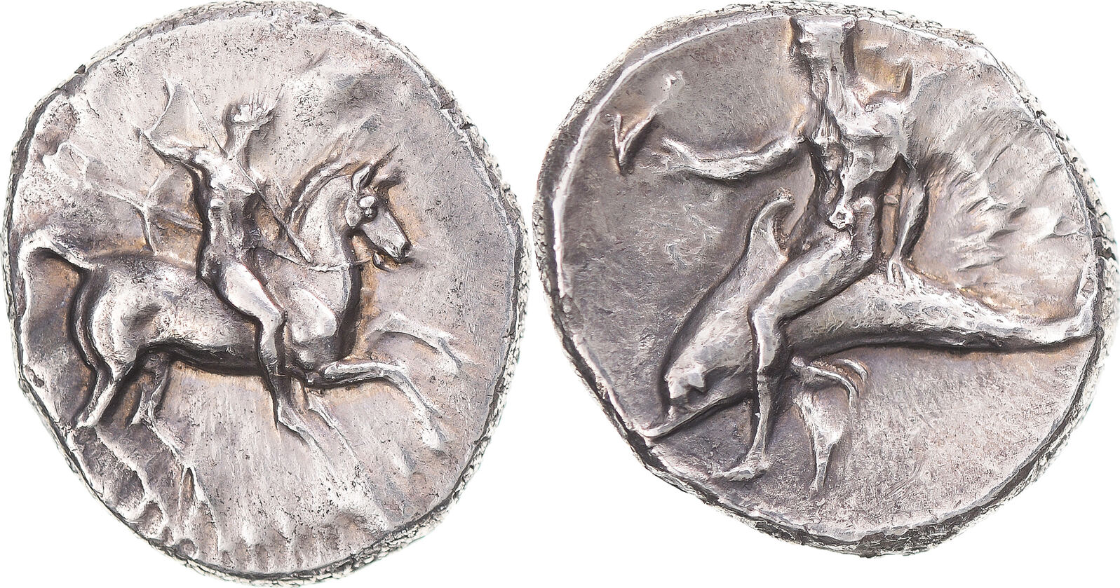 Nomos ca. 302-280 BC Tarentum Coin, Calabria, Tarentum, Silver, HN ...