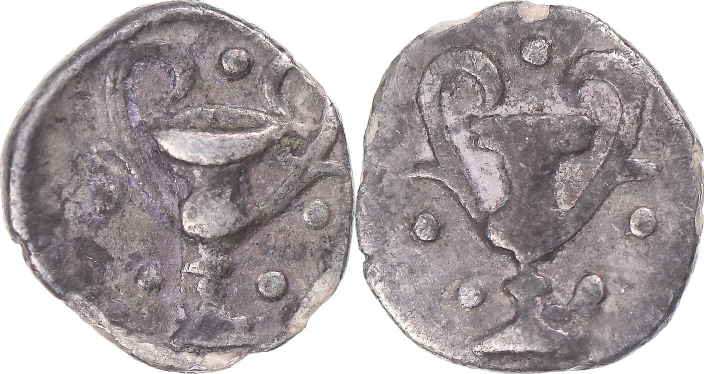 Obol ca. 280-228 BC Tarentum Coin, Calabria, Tarentum, Silver, HN Italy ...