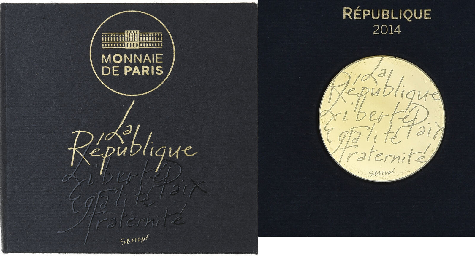 France 500 Euro 2014 Monnaie de Paris Sempé - Valeurs de la République ...