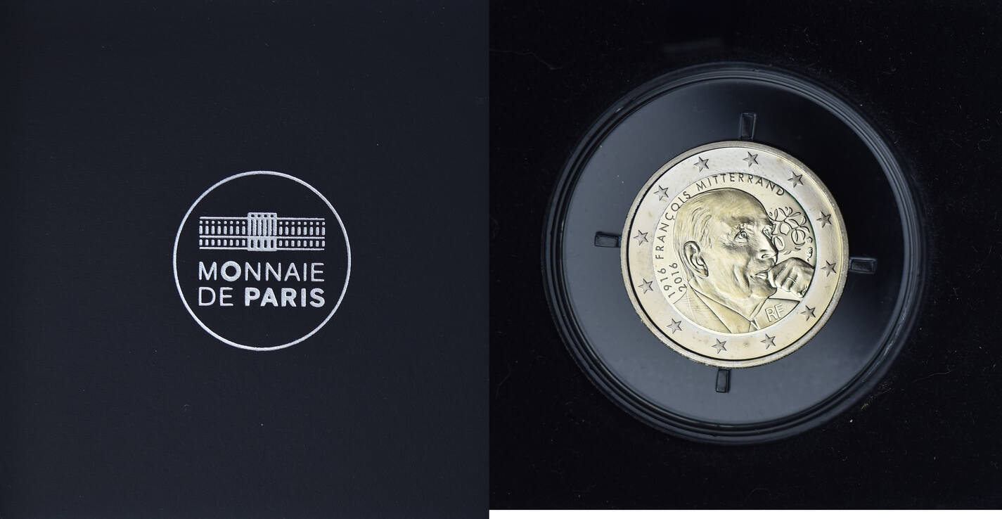 France 2 Euro 2016 Monnaie de Paris François Mitterrand, Monnaie de ...