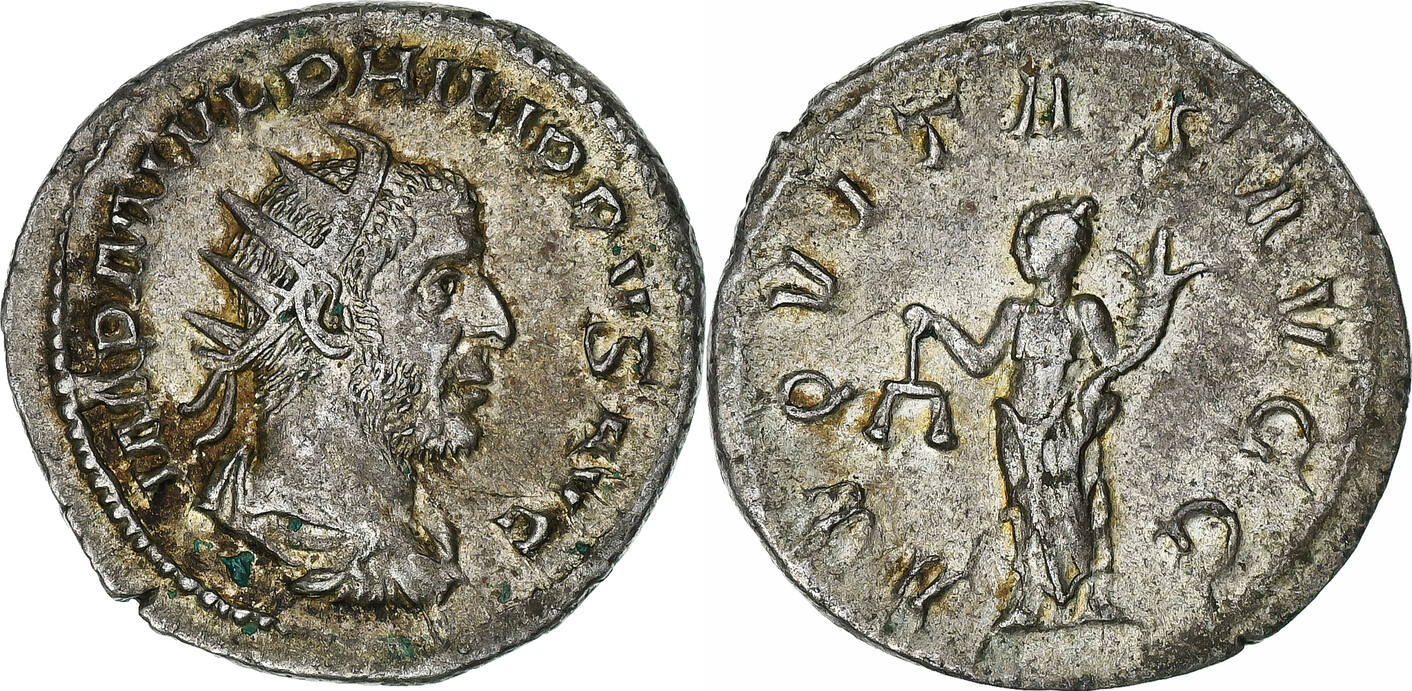 Antoninianus 244-247 Rome Philip I, Rome, Billon, RIC:27 MS(60-62) | MA ...