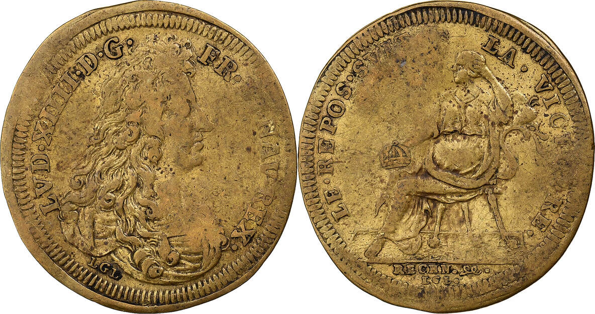Free city of Nuremberg Nuremberg token 1684 Free imperial city of ...