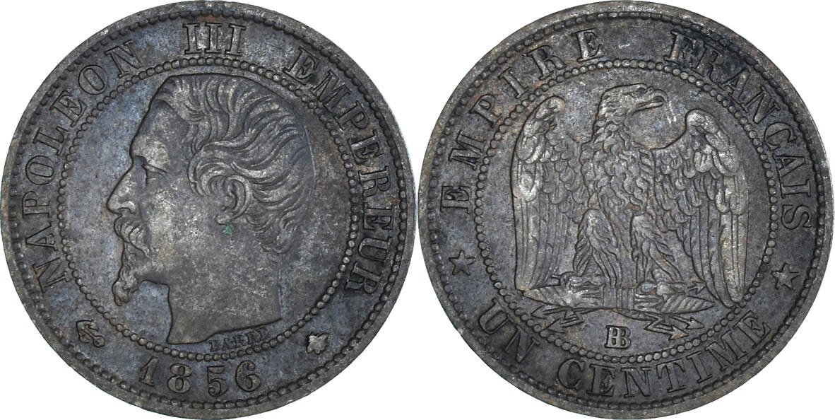 France Centime 1856 Coin | MA-Shops