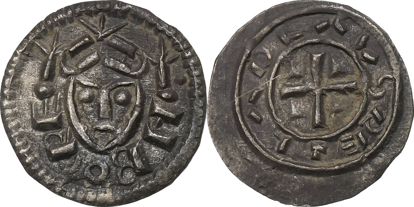 Kingdom of Hungary Denar 1131-1141 Bela II, Silver AU(55-58) | MA-Shops