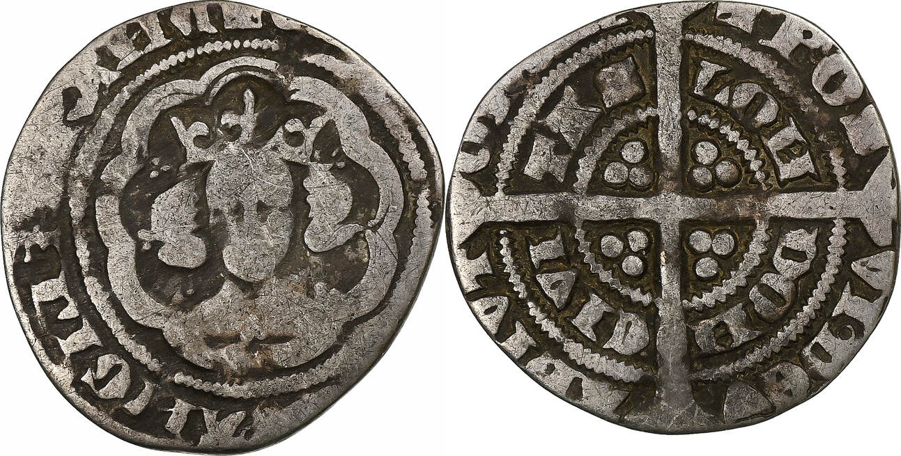 Kingdom of England Half Groat 1351-1361 London Edward III, London ...