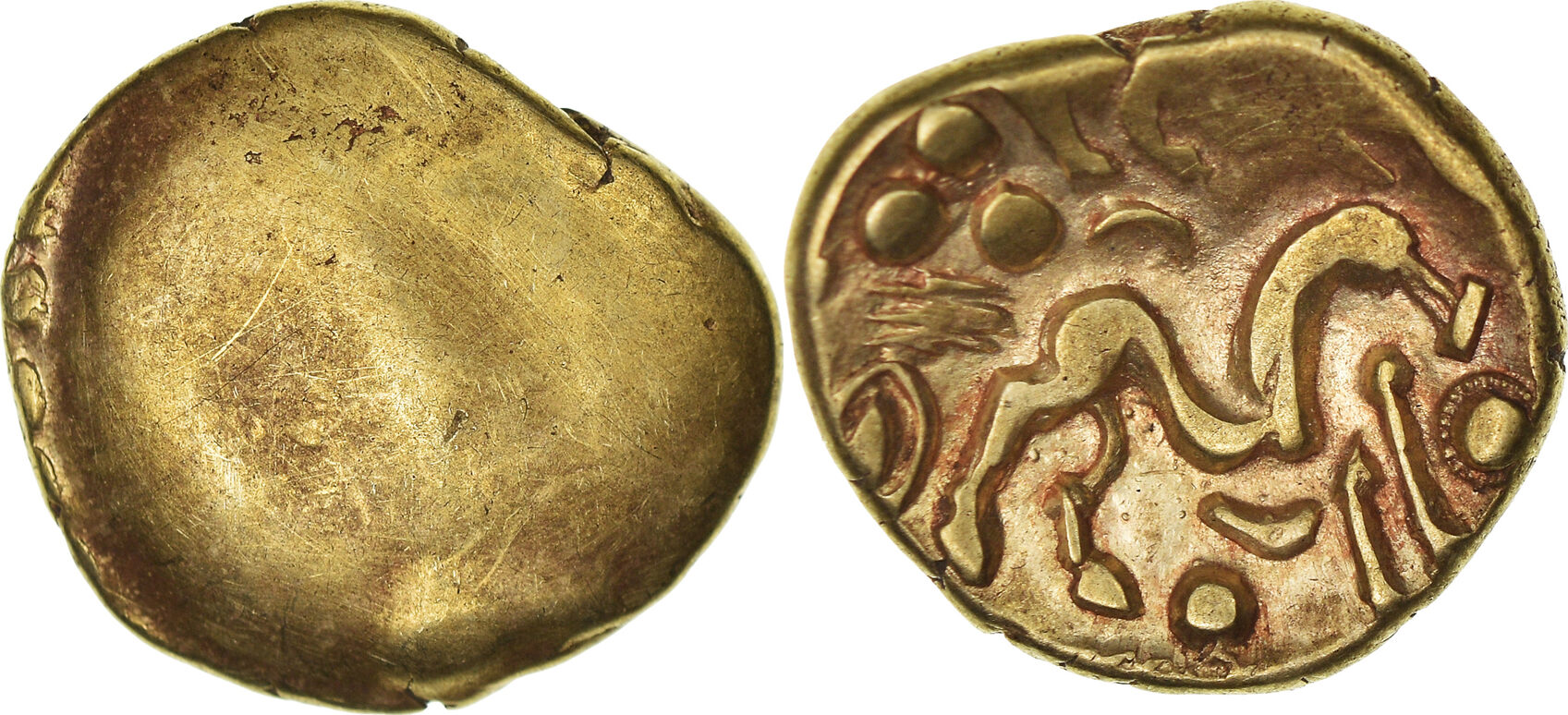 Stater 60-50 AC Coin, Ambiani, Gold, Delestrée:242 var AU(50-53) | MA-Shops