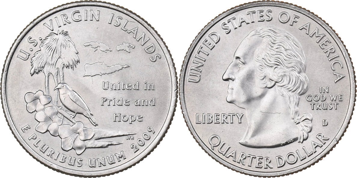 United States Quarter 2009 D U.S. Mint, Copper-Nickel Clad Copper MS(63 ...