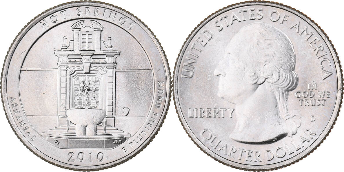 United States Quarter 2010 D U.S. Mint, Copper-Nickel Clad Copper MS(63 ...