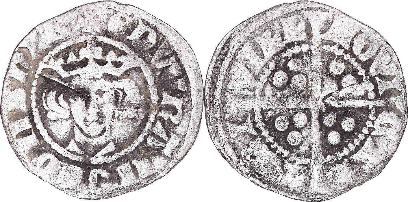 Great Britain Penny 1272-1307 Newcastle Coin, Edward I, Newcastle ...