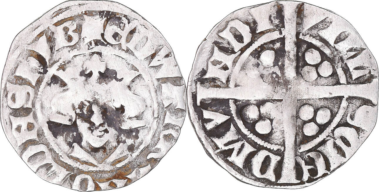 Great Britain Penny Coin, Edward I, II, III, Bury St. Edmunds VF(30-35 ...