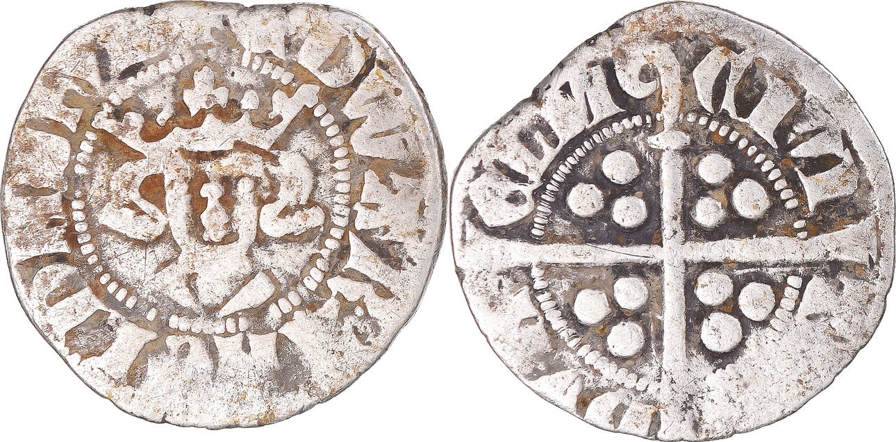 Great Britain Penny Coin, Edward I, II, III, Durham, Silver VF(30-35 ...