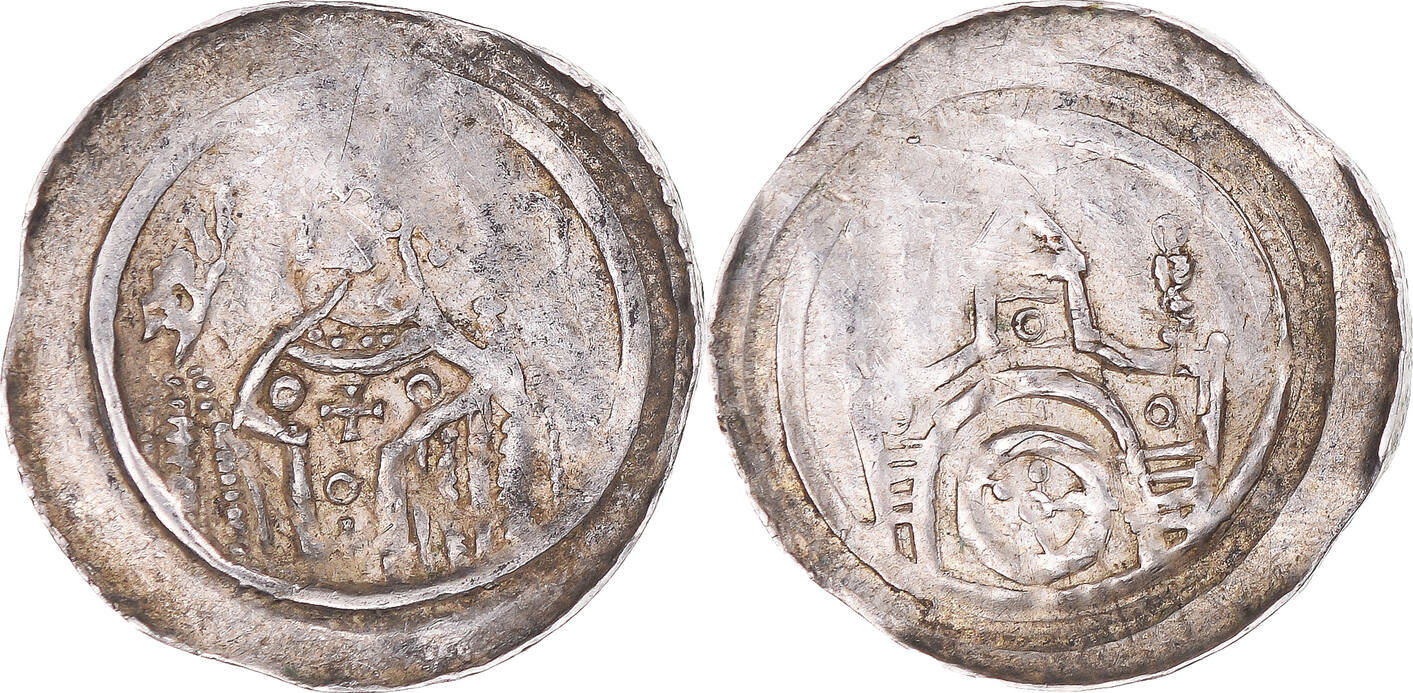 France Denier 1223-1244 Molsheim Coin, Évêché de Strasbourg, Berthold ...