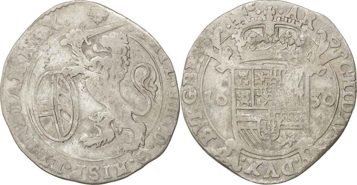 Spanish Netherlands Escalin 1630 Brabant Coin, BRABANT, Brabant, Silver ...