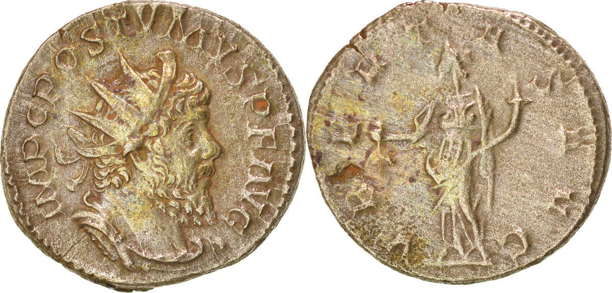 Antoninianus Coin, Postumus, Billon, RIC:330. EF(40-45) | MA-Shops