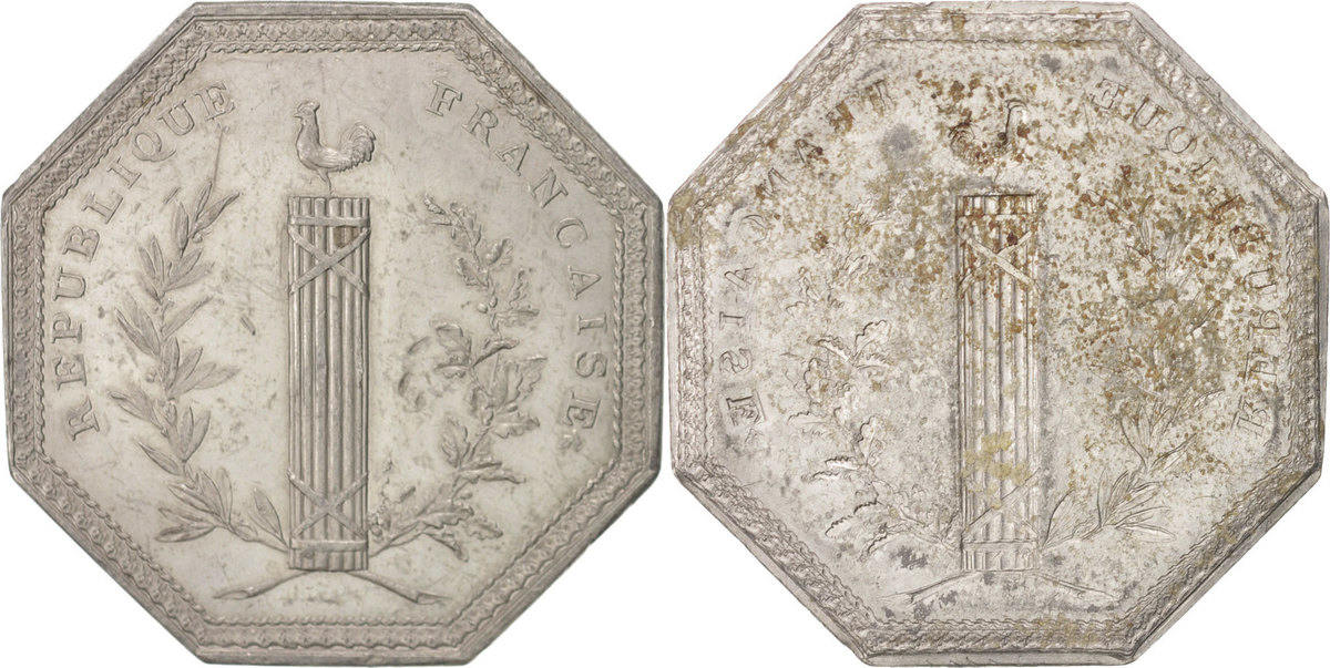 France Token The French Revolution, Tin AU(55-58) | MA-Shops