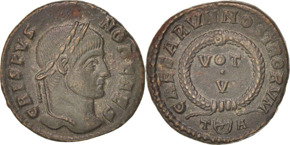 Nummus Coin, Crispus, Copper AU(55-58) | MA-Shops