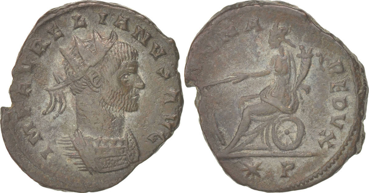 Antoninianus Coin, Aurelian, Billon, RIC:220 AU(50-53) | MA-Shops
