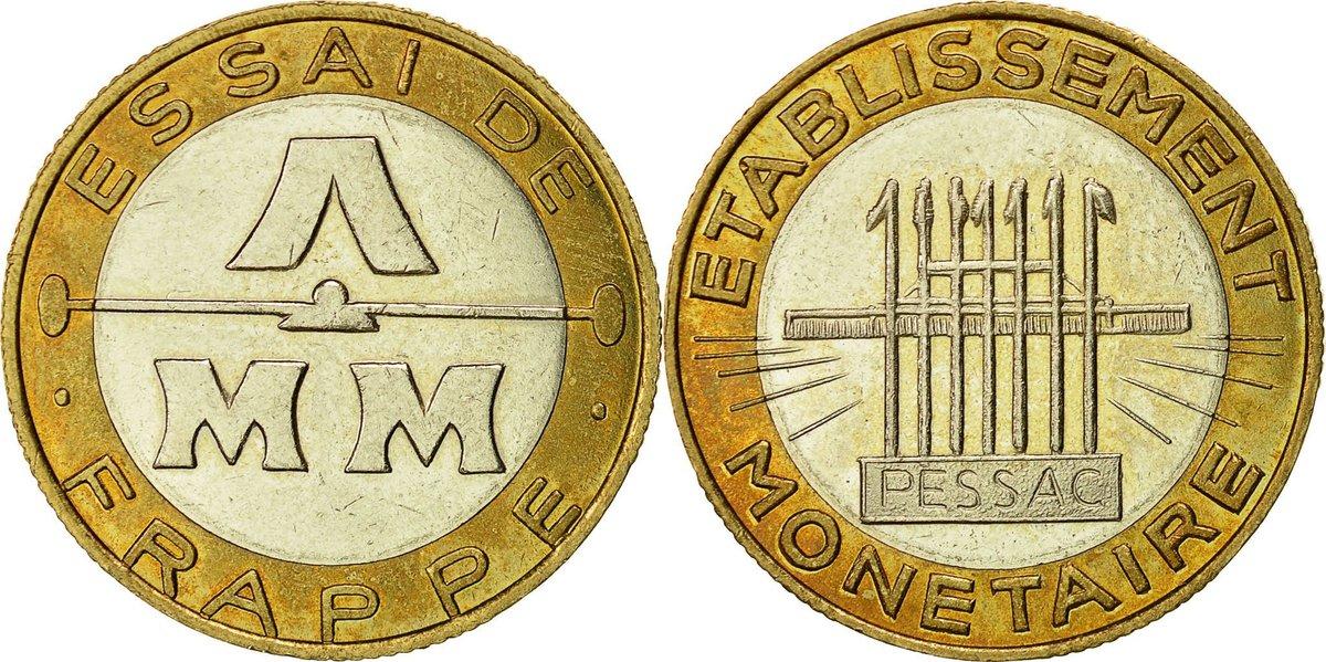 France 10 Francs Coin, Essai de Frappe Génie - Pessac, Undated MS(63 ...
