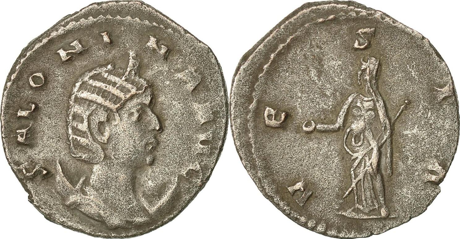 Antoninianus AD 260-268 Milan Coin, Salonina, Milan, Billon, RIC:68 EF ...