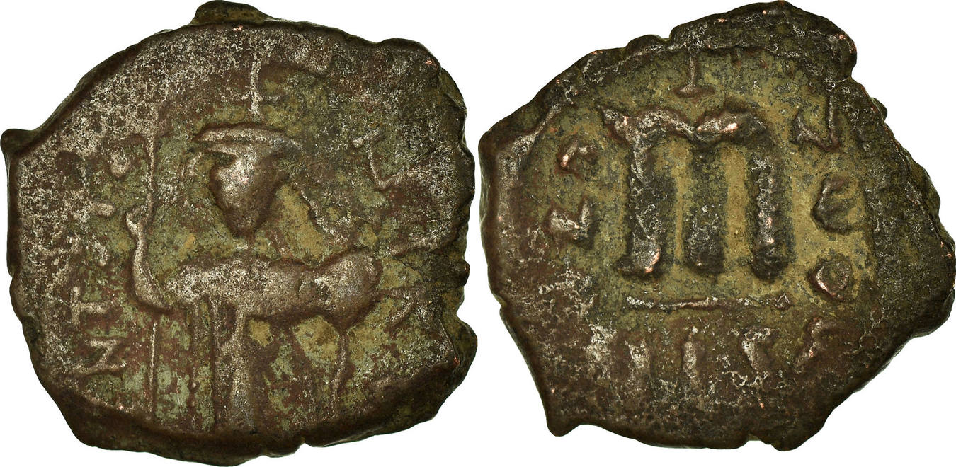 Follis 641-668 AD Constantinople Coin, Constans II, Constantinople ...