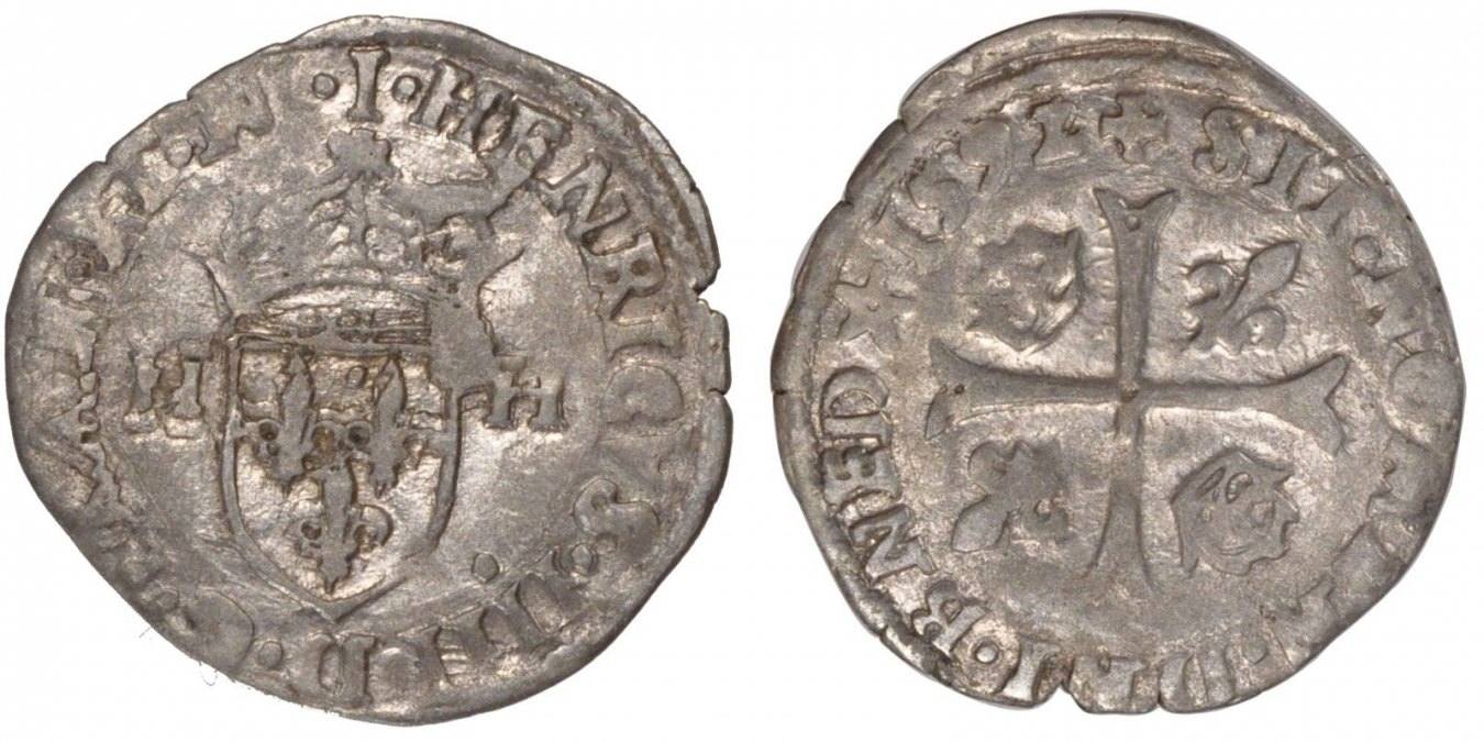 France Douzain 1592 Limoges Coin, Limoges, Silver, Sombart:4420 VF(20 ...