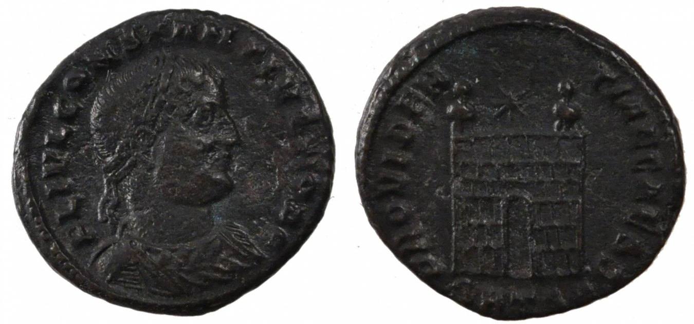 Nummus Coin, Constantius II, Trier, Copper, Cohen:168 EF(40-45) | MA-Shops