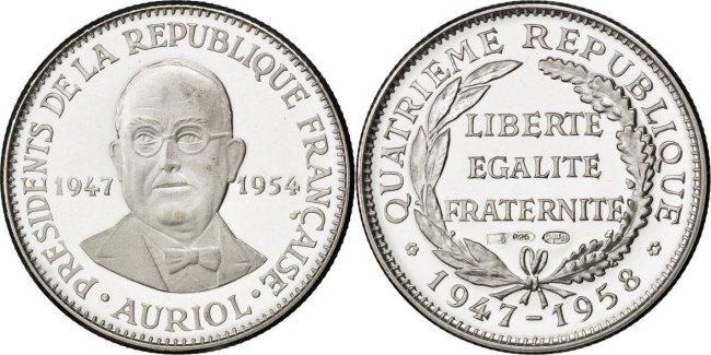 France Medal French Fourth Republic, Silver MS(60-62) | MA-Shops