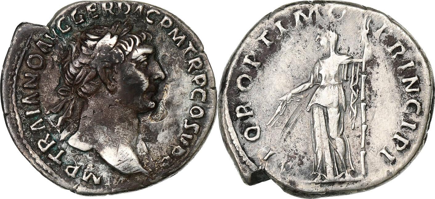 Denarius 103-111 Rome Trajan, Rome, Silver, RIC:151 EF(40-45) | MA-Shops